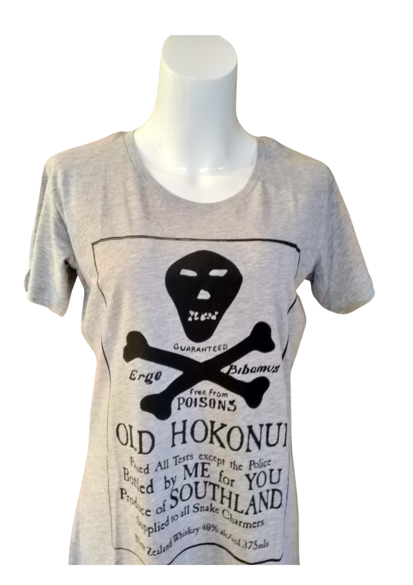 T-Shirt Female Hokonui Moonshine (Grey) – Gore NZ Shop